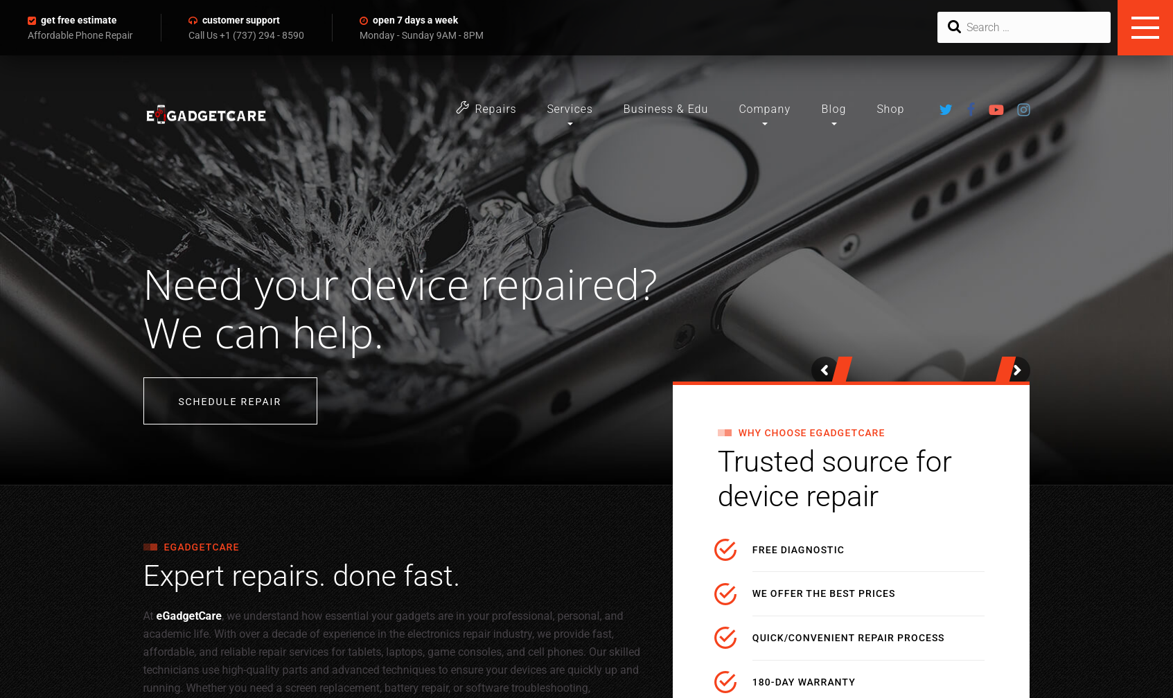 eGadget Care: a Leading Gadget Repair Brand